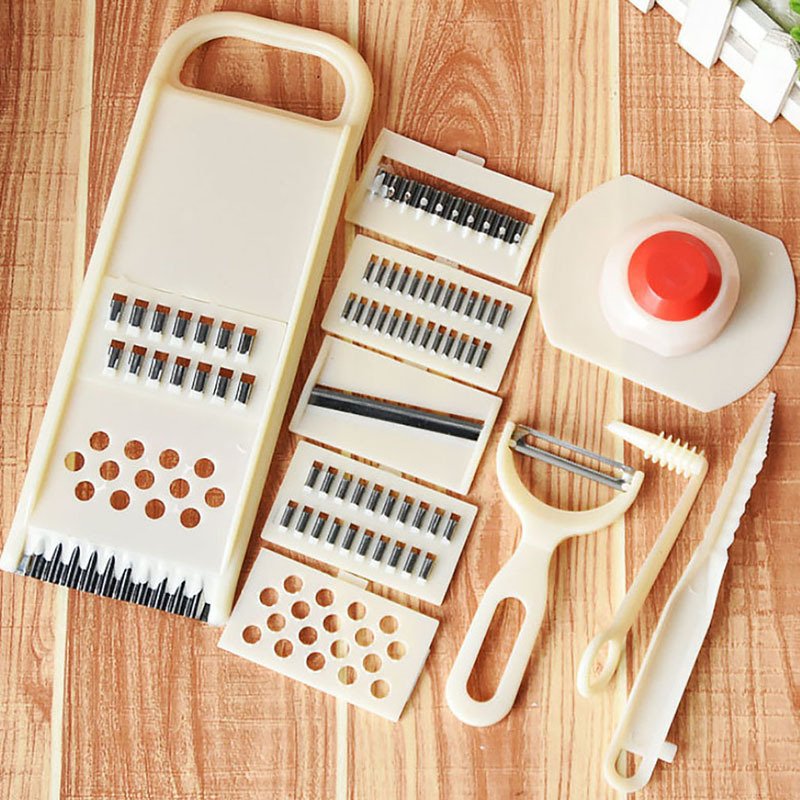 Household Multi-function Vegetable Chopper 11-piece Set Ginger And ...